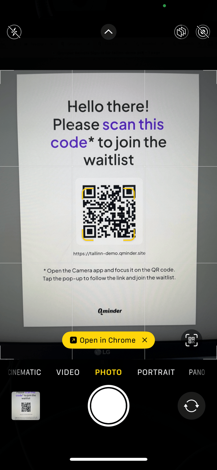 Set up QR code check-in